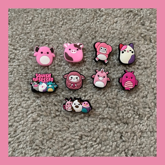 CROCS | Other | Newpink Color Variety Of Squishmallow Croc Charms ...